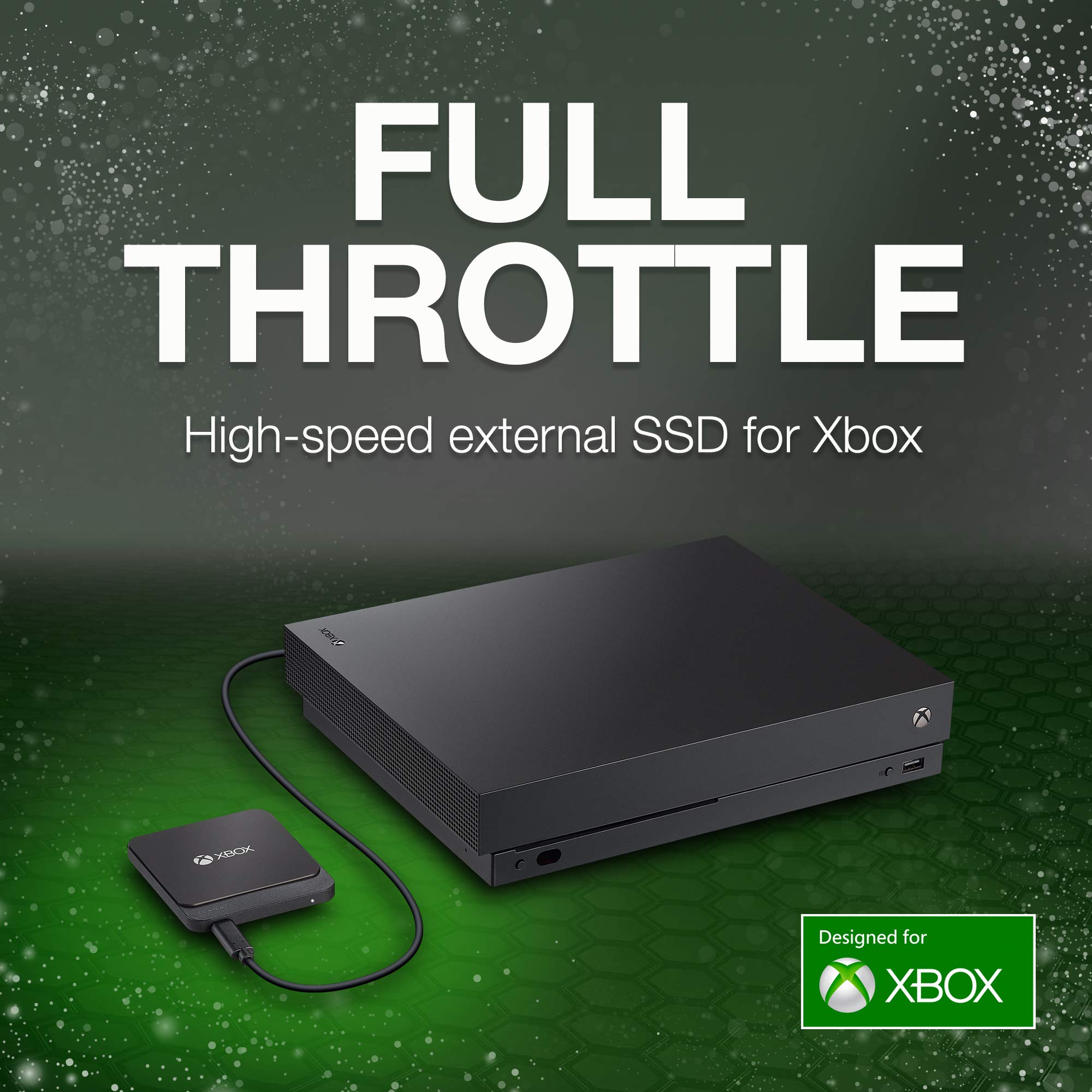 Seagate STHB500401 Game Drive for Xbox 500GB SSD External Solid State Drive, Portable USB 3.0 β Designed for Xbox One, 2 Month Xbox Game Pass Membership, 1 Year Rescue Service