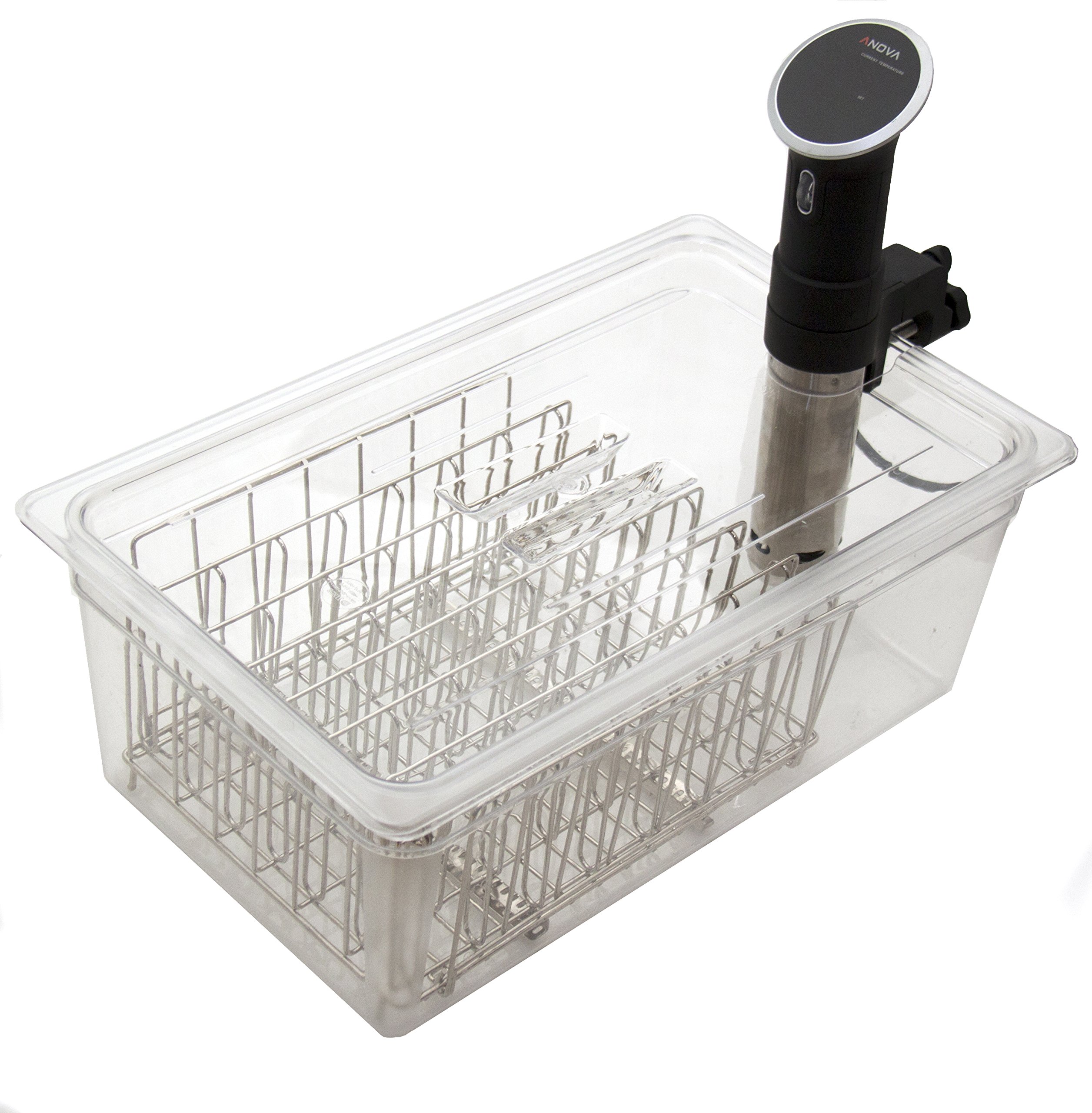 LIPAVI C20L-AP Lid for LIPAVI C20 Sous Vide Container, tailored for the Anova Precision immersion circulator