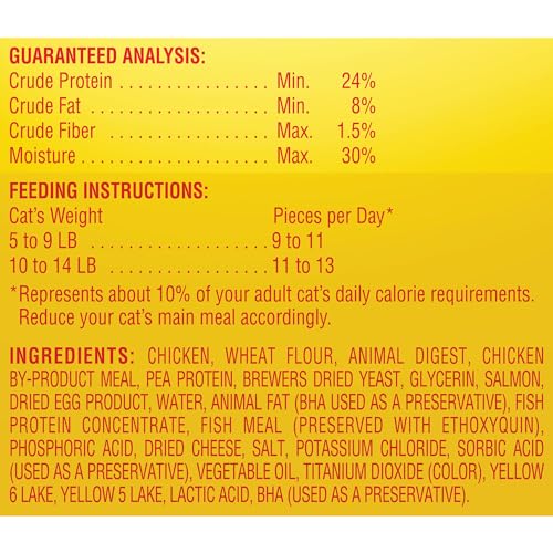 Meow Mix Irresistibles Soft Cat Treats, Salmon, 12 Ounce (Pack of 5)