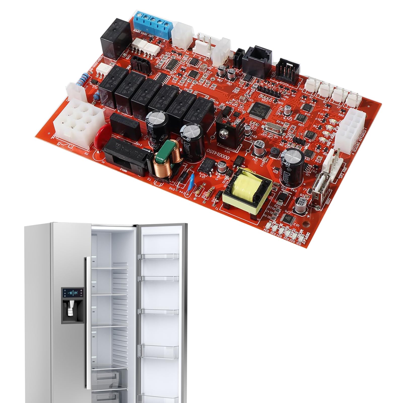 HSOKEW 000008309 Control Board, Compatible with Manito-woc Ice Maker Machine for ID0302A, D0303W, IY0304A, ID0322A, ID0323W, IY0324A, ID0452A, ID0453W Commercial Ice Control Circuit Board