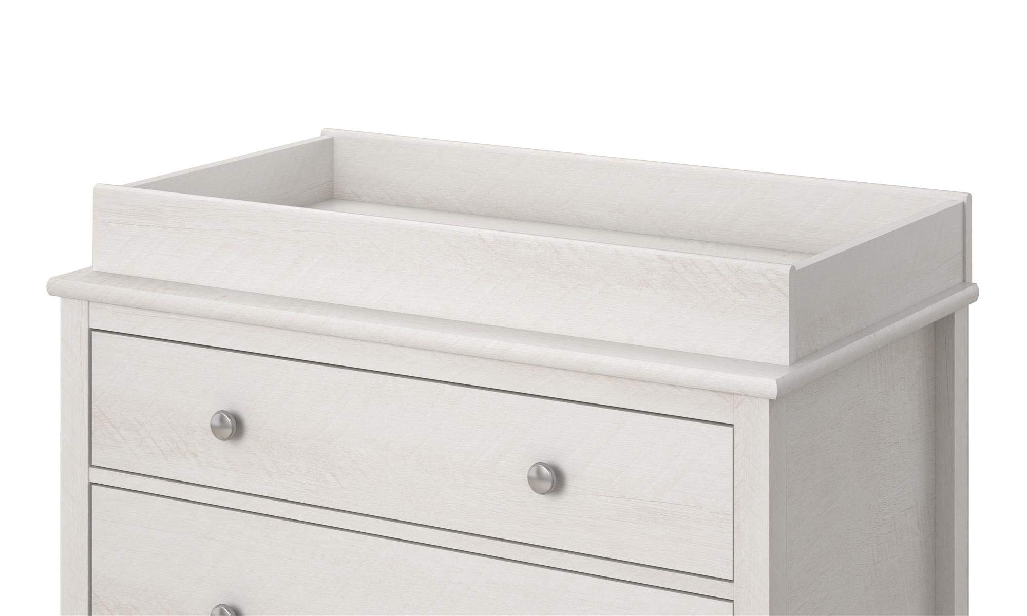 Little Seeds Monarch Hill Poppy Changing Table Topper, Ivory Oak