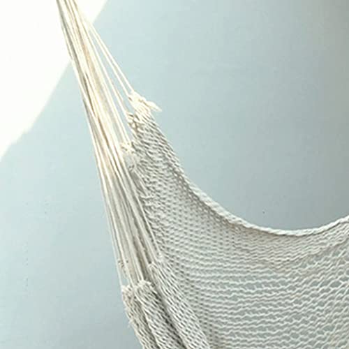 Hammock Chair Porch for Seat Woven Hanging Rope String Netted Swing Outdoor Indoor Garden Furniture for Yard Bedroo