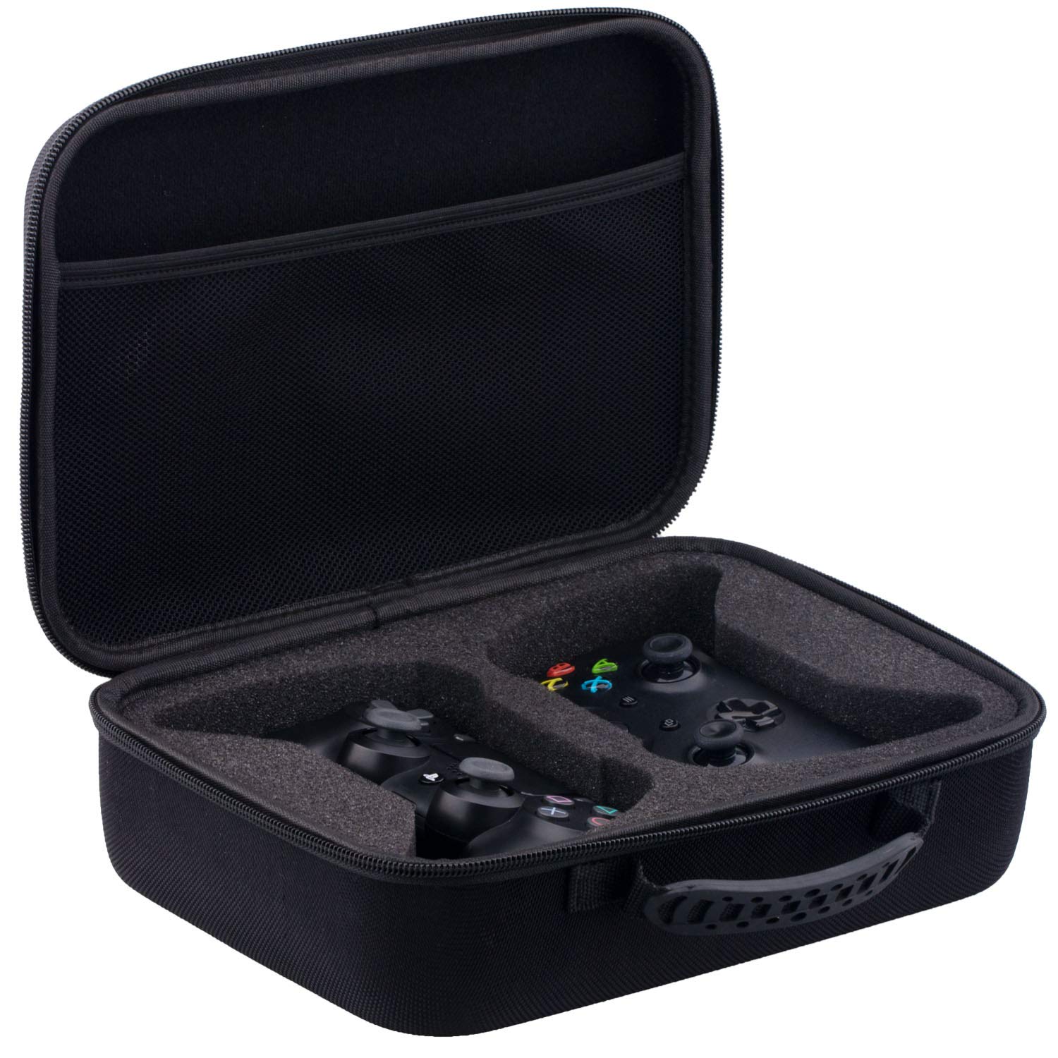 YoRHa Dust & Water Proof Universal Travel Carrying Hard Case for Dual Any Regular Sized Controller e.g. PS5, PS4, Xbox Series X/S, Xbox One, Switch Pro, Stadia etc.