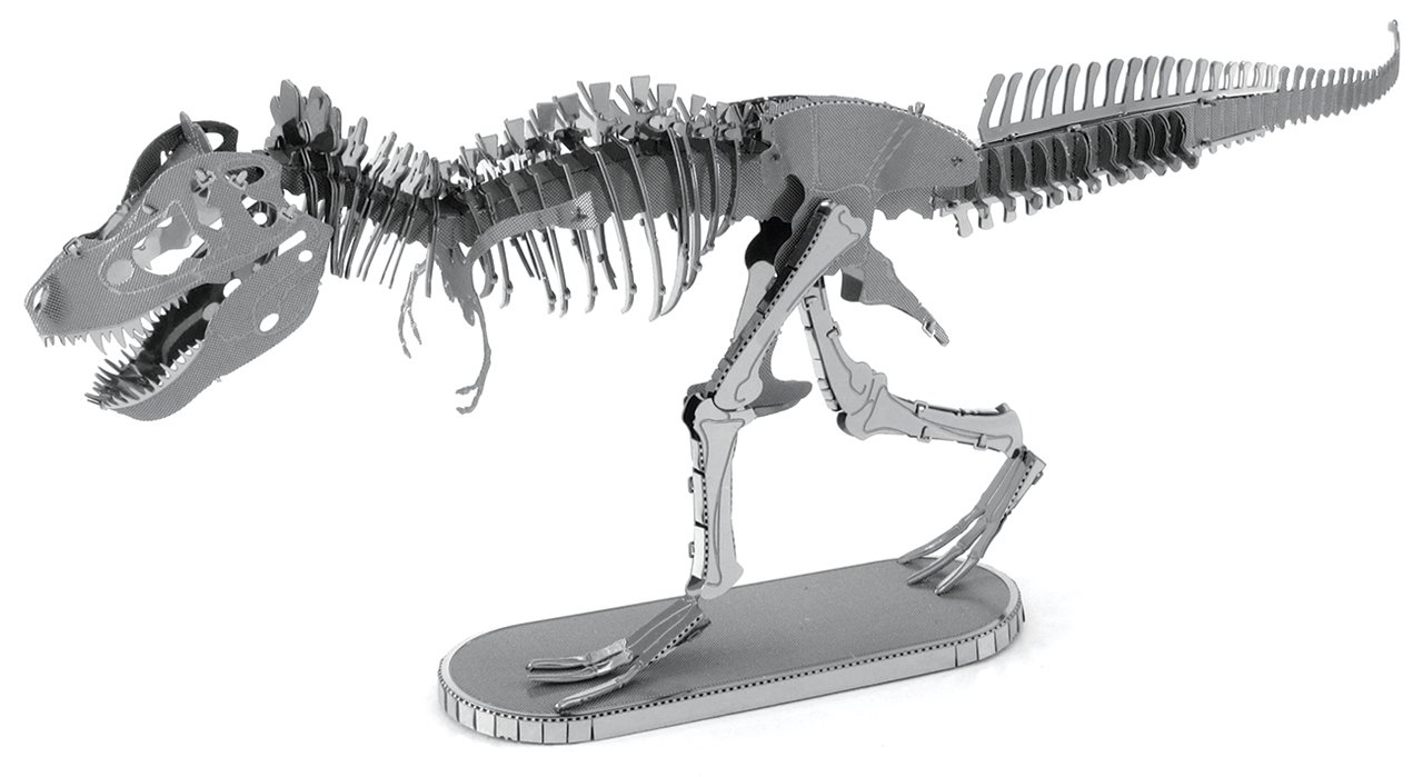 Metal Earth Fascinations 3D Metal Model Kits Set of 4 Dinosaurs - T-Rex, Stegosaurus, Triceratops and Pteranodon