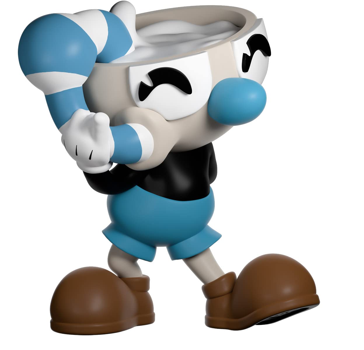 Youtooz Mugman Vinyl Figure 3.7" Inch, Mugman Action Figure, Cuphead and Mugman Vinyl Toys Cuphead Collection Based on Cuphead Games