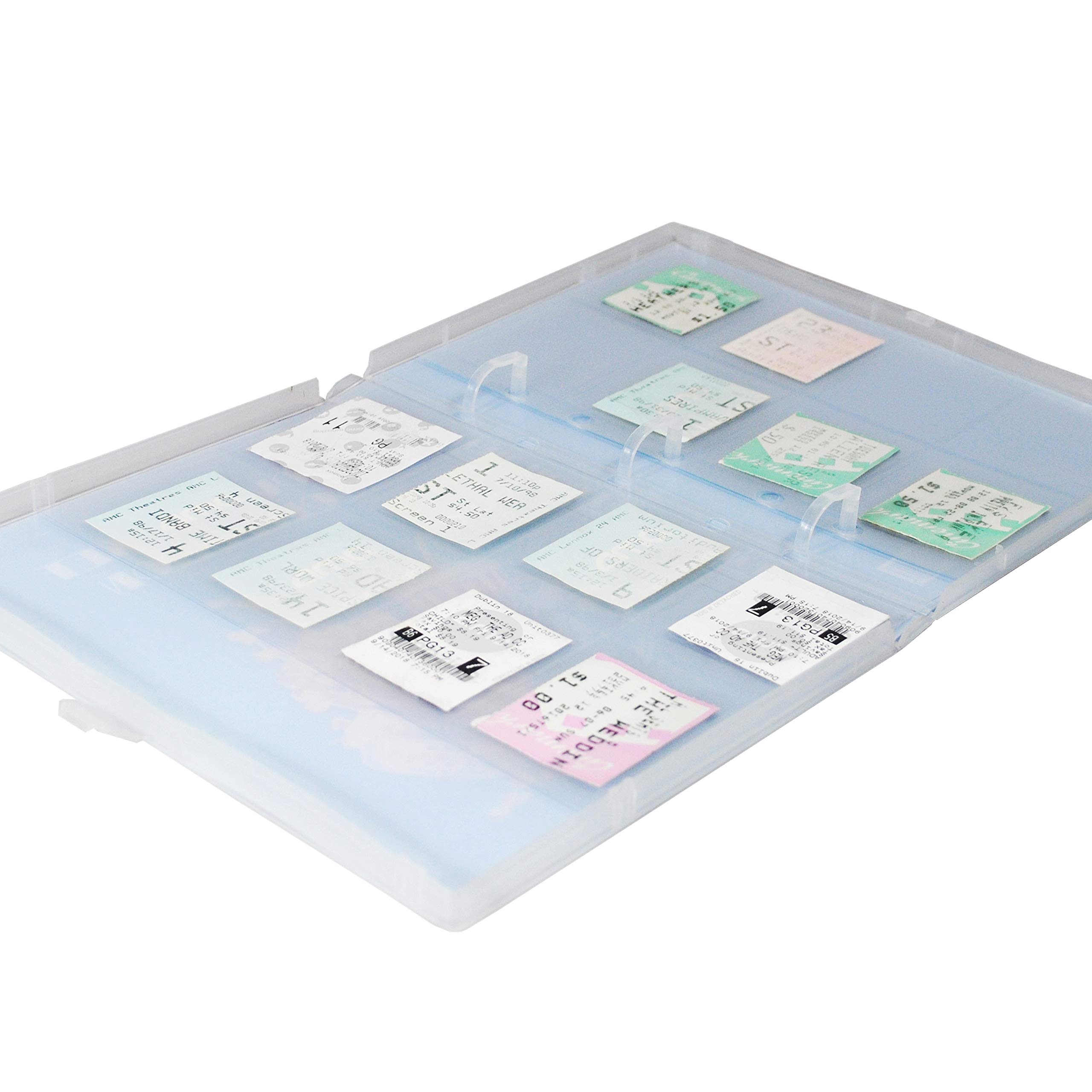 UniKeep® Movie Ticket Collection Case with Acid-Free Pages and Integrated Binder Rings