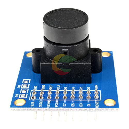 OV7670 300KP Camera Module Supports VGA CIF 640X480 Auto Exposure Control Display Compatible I2C Interface for Arduino