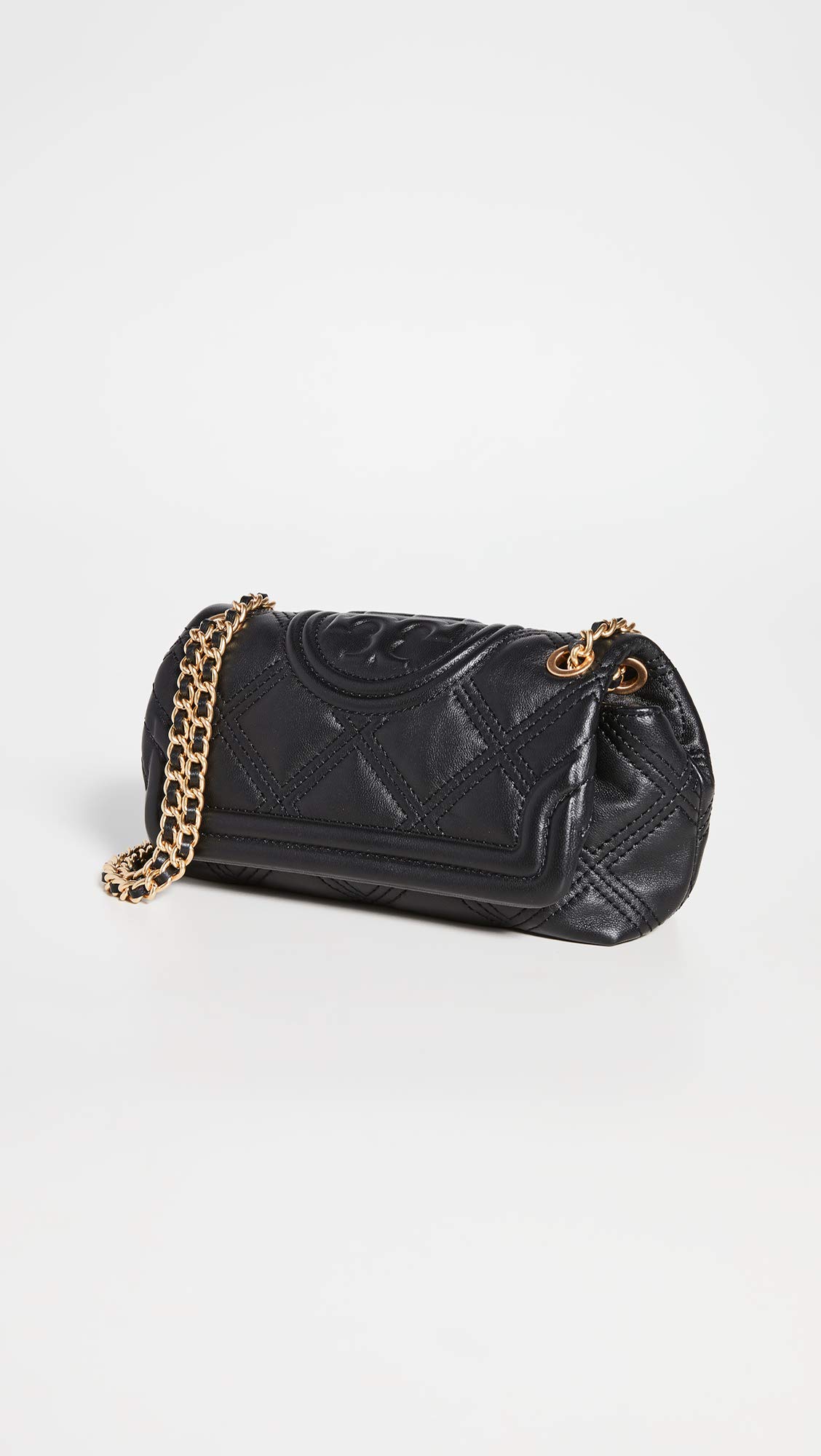 Tory Burch Women's Fleming Soft Mini Bag, Black, One Size