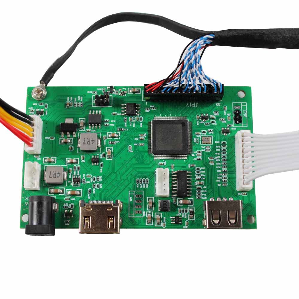 FanyiTek HDMI USB LVDs Controller Board for 17" M170ETN01.1 WYD170SKD-01 CD170A54-01 M170QGBN30-01B 1280x1024 30pin Gaming Screen,Support Image 180° Rotation