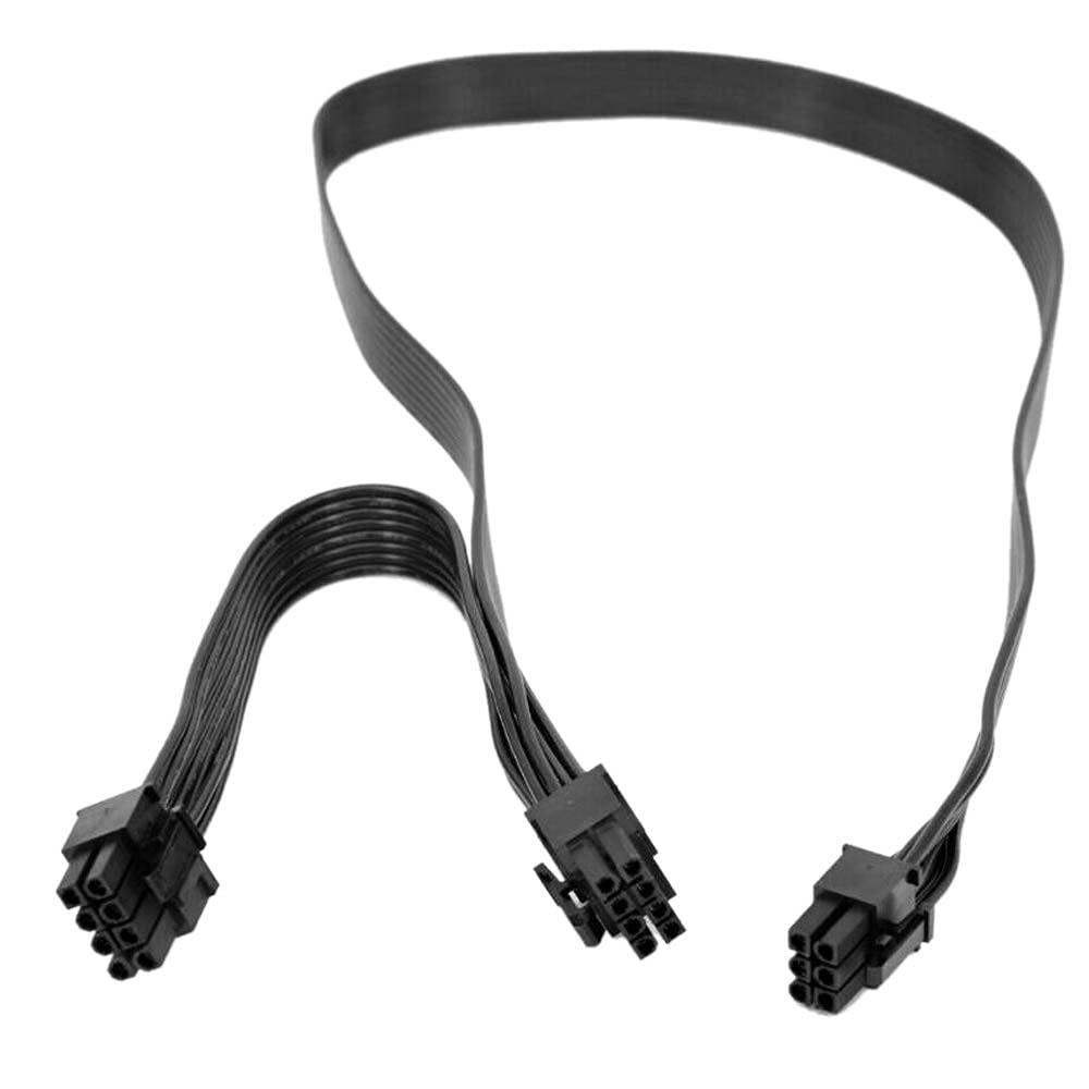 Zahara Power Cable Replacement for Cooler Master Silent Pro Gold PCIe 6 Pin to Dual 6+2 8P
