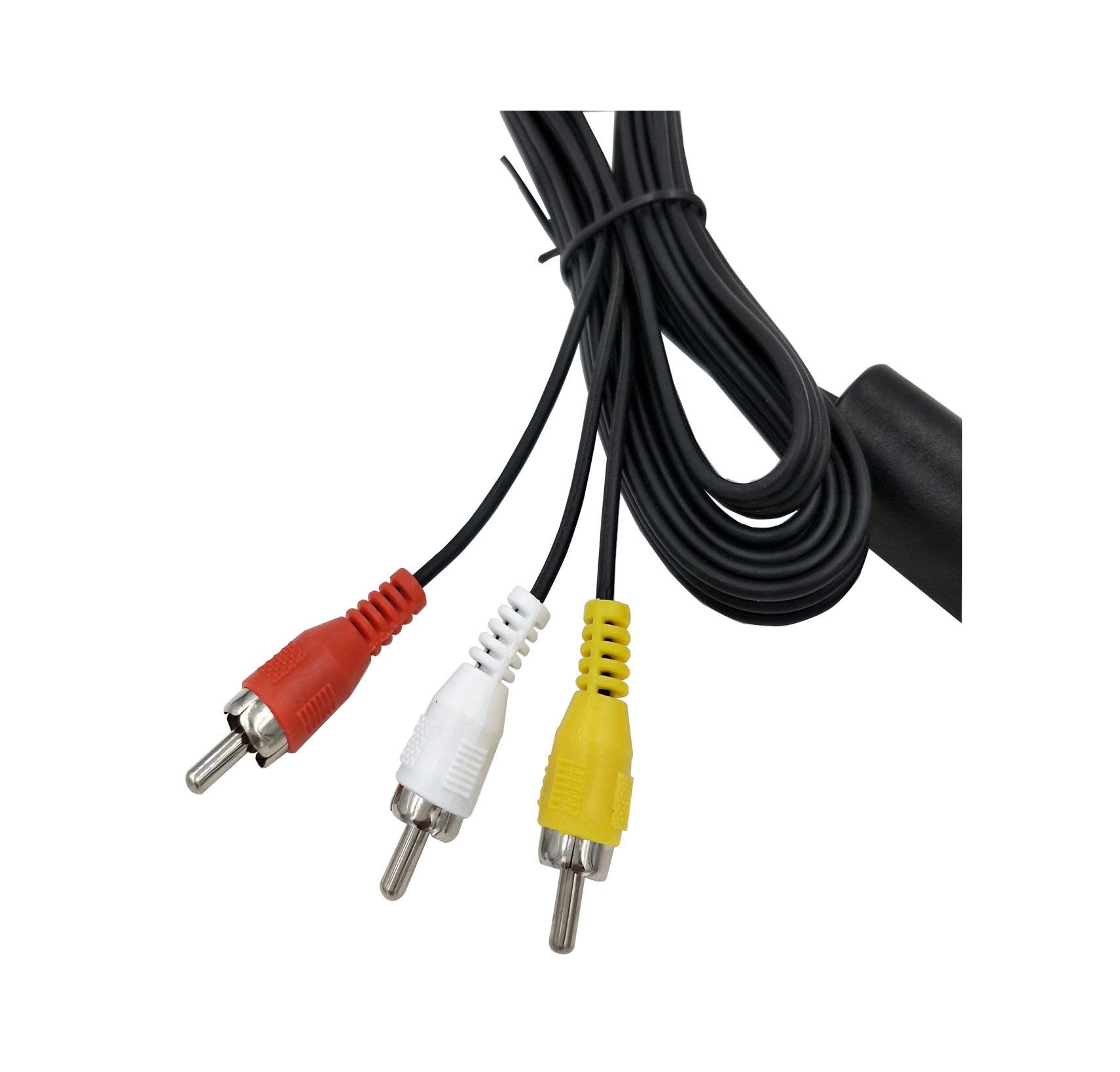 Composite AV to RCA Cable Cord for Sony Playstation PS2 PS3 PSX Video Cable (6 ft)