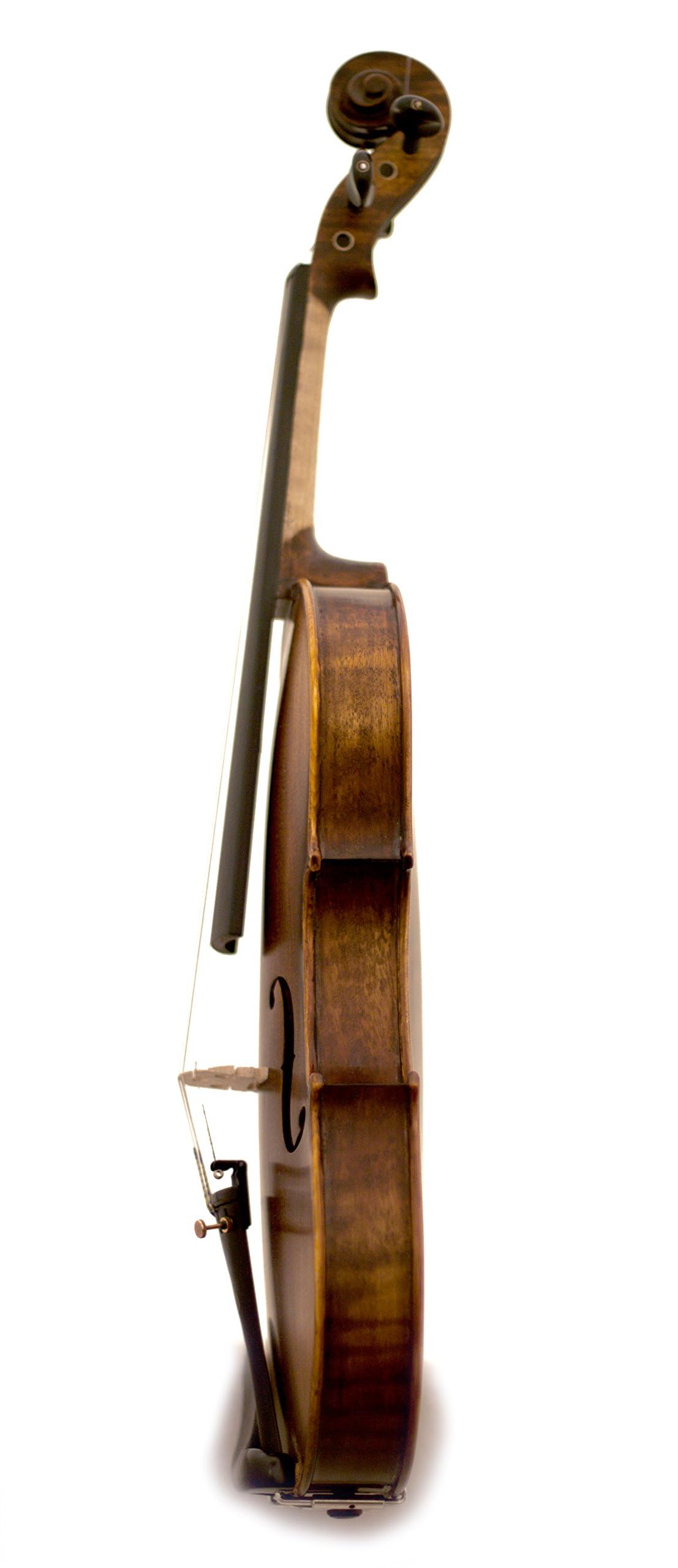 Sky Guarantee Beautiful Flamed Mastero Sound 4/4 Size Professional Hand-made 4/4 Full Size Satin Acoustic Violin Antique Style