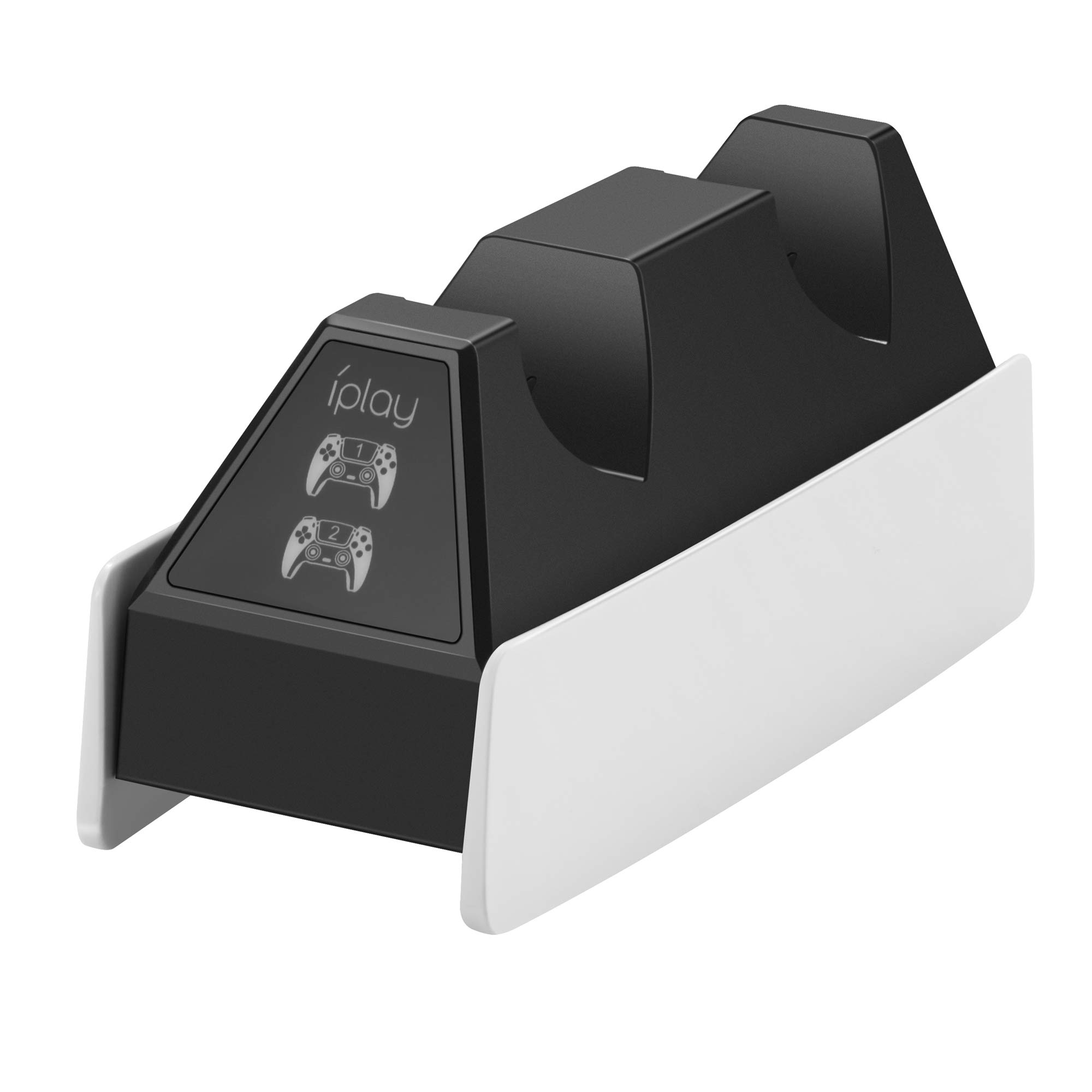 Controller Charger Station, Charging Station Compatible with DualSense Controller with LED Indicator, Safety Chip Protection, Dual USB Type C Fast Charging, for Sony DualSense Controller
