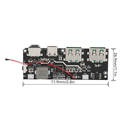 Fast Charging Board, Mobile Charging Module Support Multi Protocols 22.5W 4.5-13.5V for 4.2V 4.35V 4.4V 4.5V