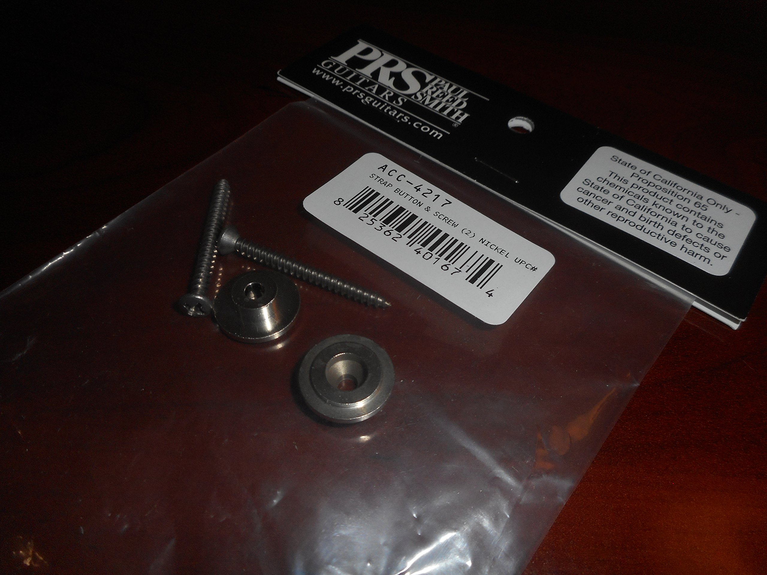 PRS Strap Buttons & Screws - Nickel