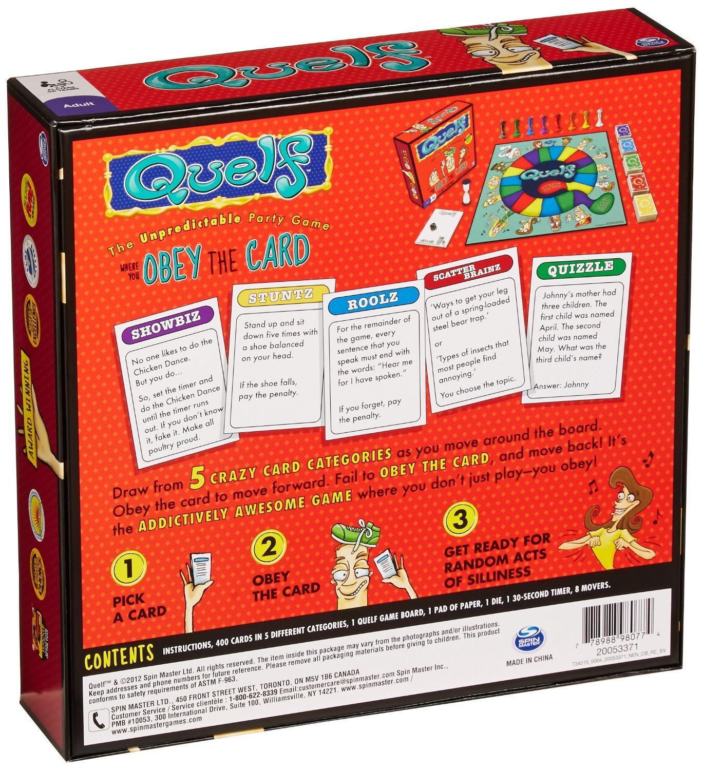 Quelf Board Game