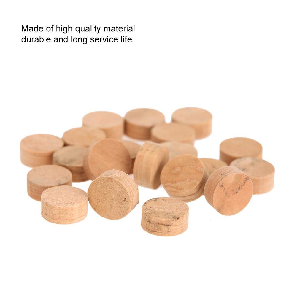 Trumpet Trombone Repairing Cork Pads,20Pcs 9.5mm Trumpet Water Key Spit Value Cork Replacement Accessory Part