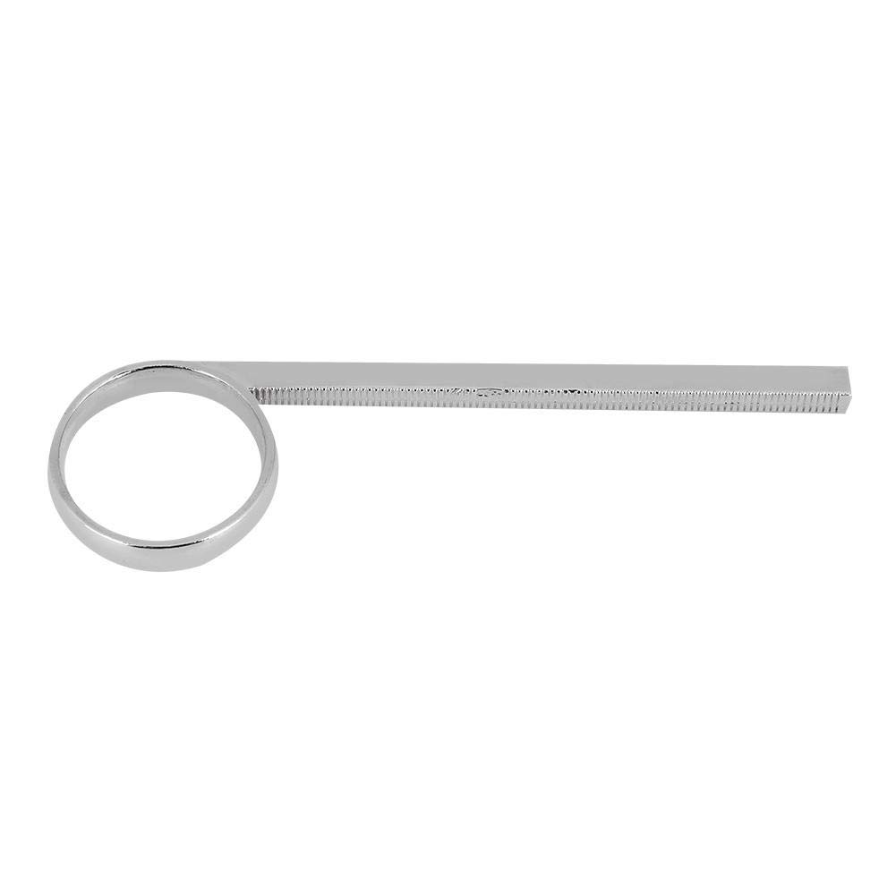 Trumpet Valve, Standard Accessory Alloy Slide Replacement for Trumpets Cornets Silver or Brass Instrument Repair Parts Trumpet Finger Ring