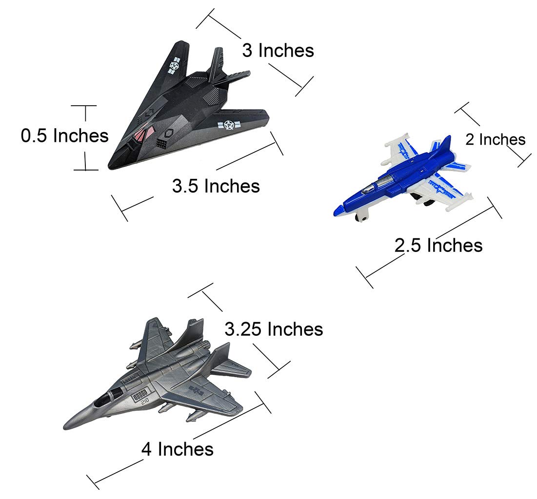 Toy Essentials 27 Inch Aircraft Carrier with Fighter Jets Vehicles and Mini Soldiers and Bonus 9 Fighter Jets
