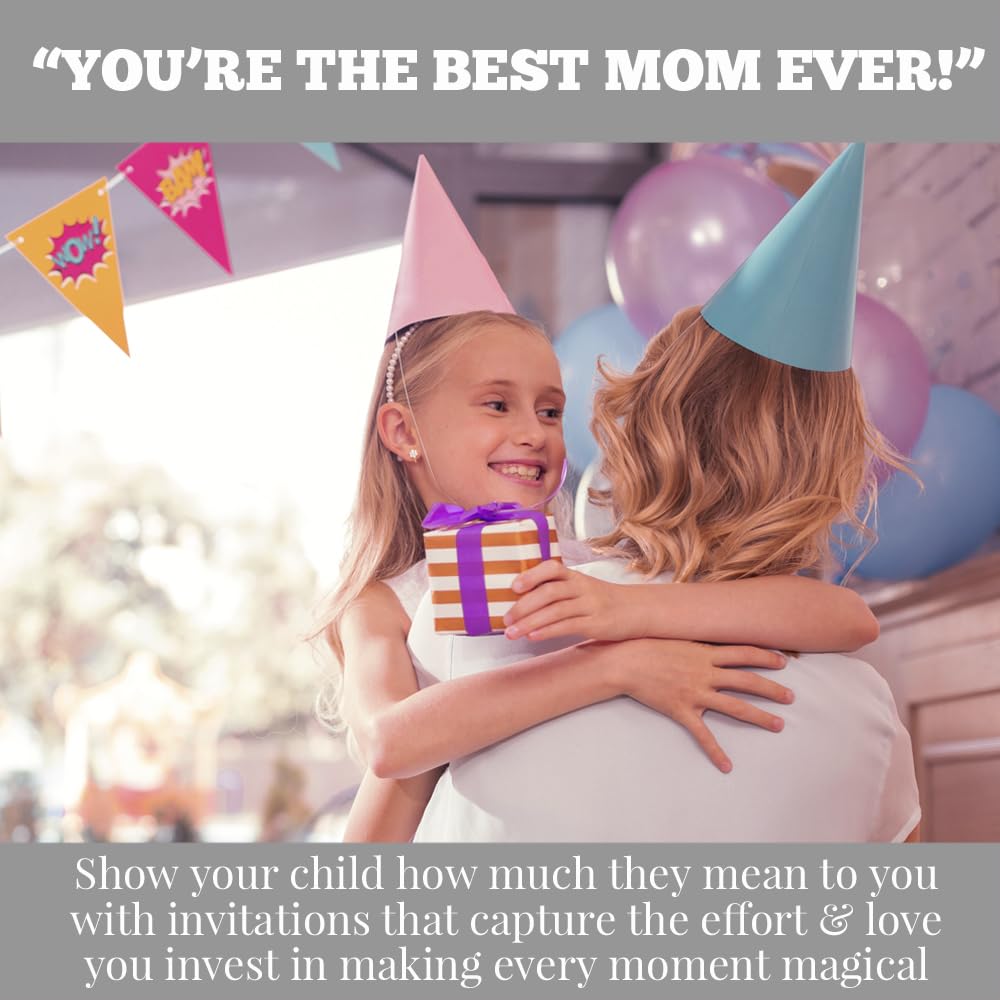 Paintball Themed Birthday Party Invitations, 20 5x7 Fill In Cards with Twenty White Envelopes by AmandaCreation
