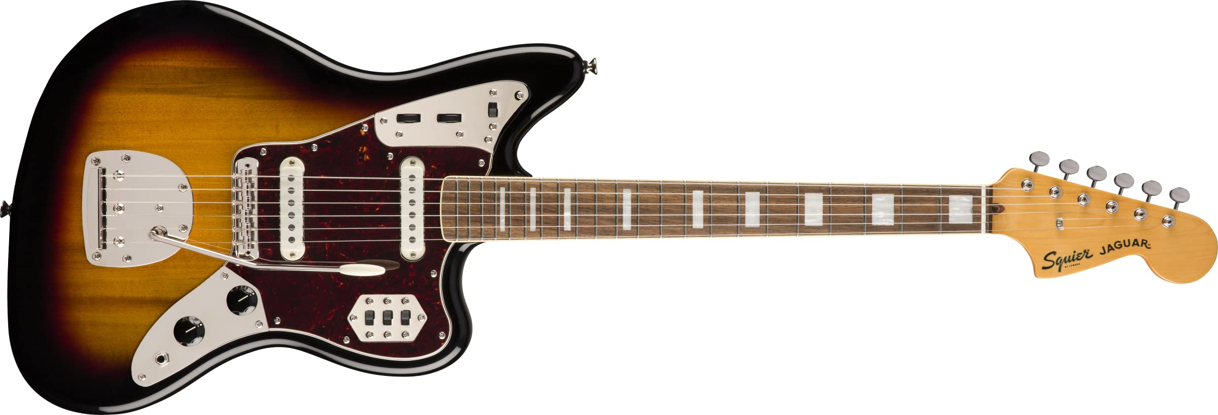 Squier Classic Vibe 60s Jazzmaster Electric Guitar, Olympic White, Laurel Fingerboard, Left-Handed