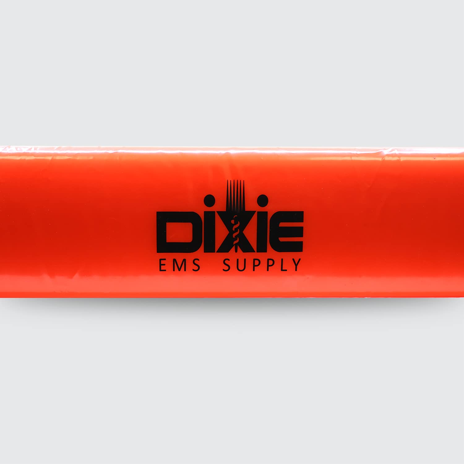 Dixie EMS Padded Wood Splint with Vinyl Casing for Fractured Limbs, Full Arms, Legs, Waterproof Medical Splints for First Aid, Sports and Emergency Support, Orange - 36 Inch