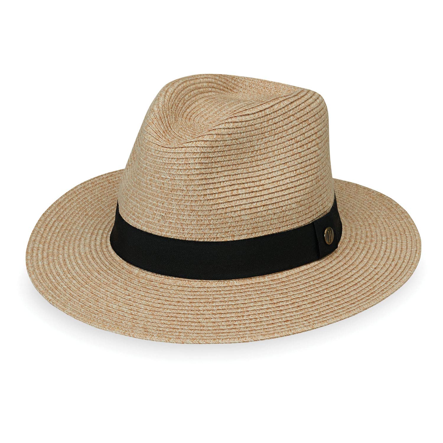 Wallaroo Palm Beach Fedora (Beige, L/XL) – UPF 50+ UV Sun Protection, Wide Brim, Stylish Design, Adjustable Size – Classic Sun Hat for Outdoor Events, Travel, and Everyday Wear