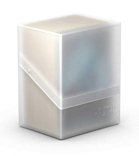 Ultimate Guard Boulder 80+, Deck Case for 80 Double-Sleeved TCG Cards, Frosted, Secure & Durable Storage for Trading Card Games, Soft-Touch Finish