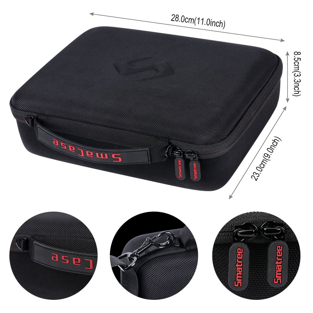 Smatree Carrying Case Compatible for DJI Spark Fly More Drone, 5.5L Hard Shell Travel Case for DJI Spark Drone,3 x Spark Intelligent Flight Batteries,Battery Charger,Remote Controller and Accessories