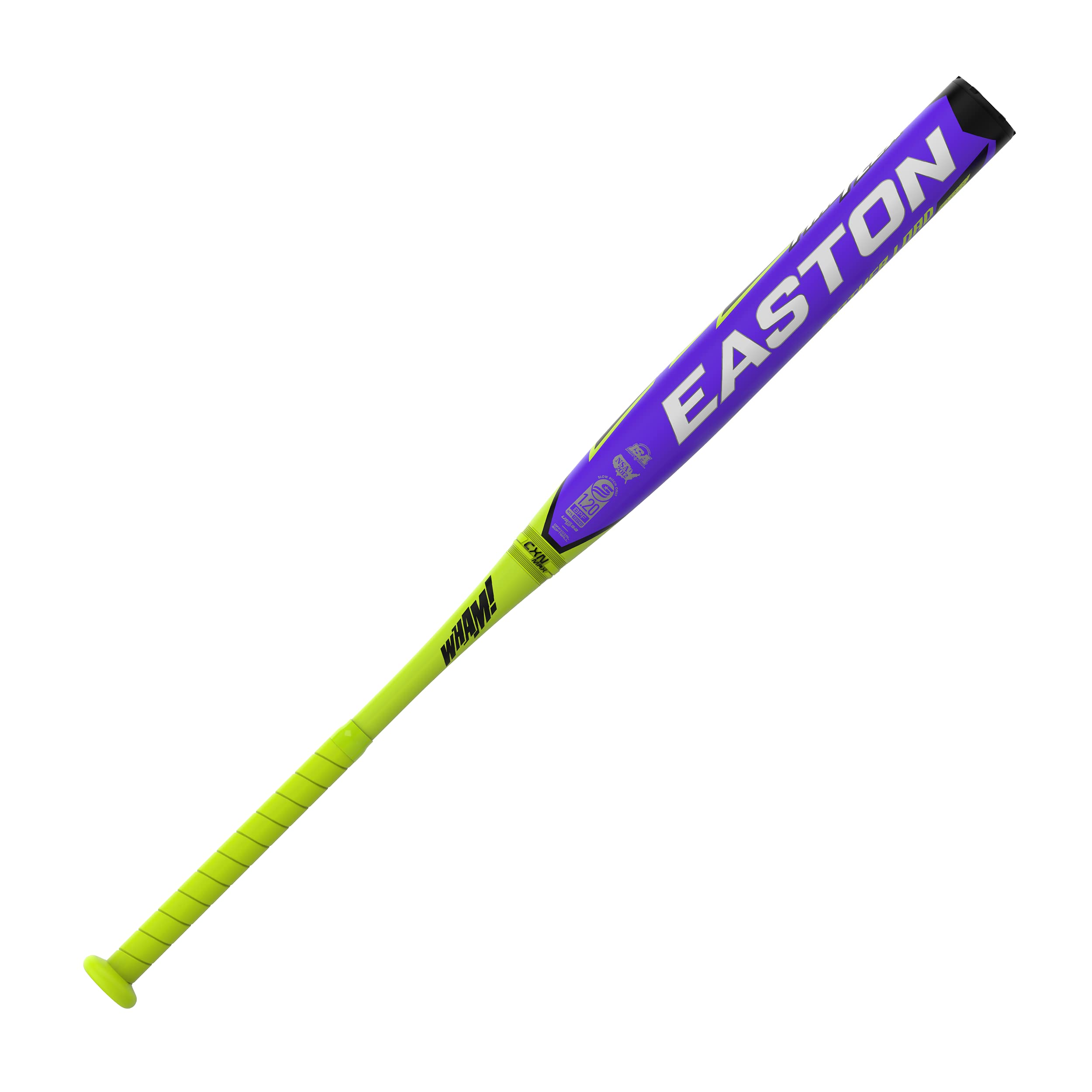 Easton Wham Slowpitch Softball Bat, Motherloaded, 12.5 in Barrel, USSSA, ISA & NSA, 34in x 26oz