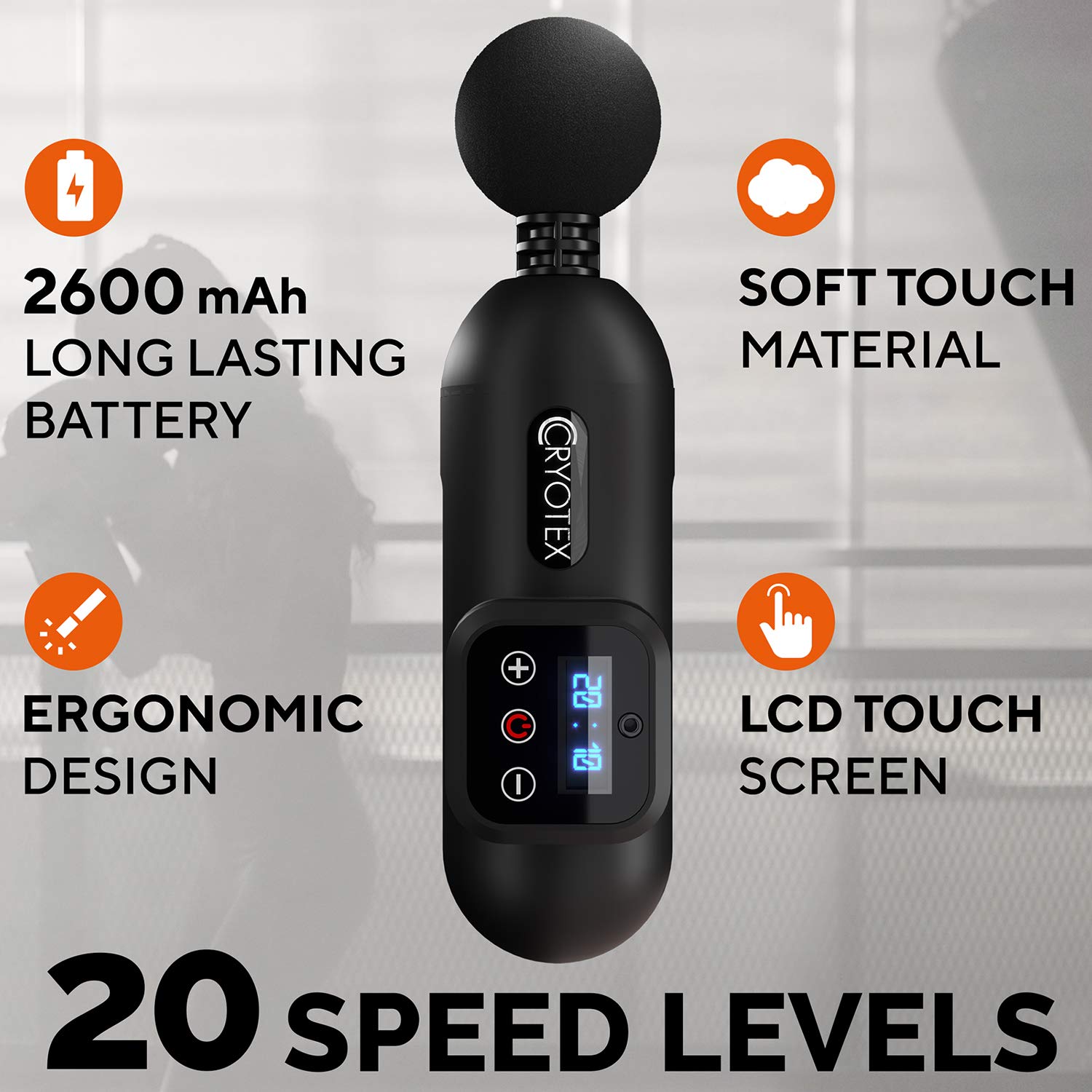 cryotex Massage Gun Ruicheng – Deep Tissue Muscle Massager Gun