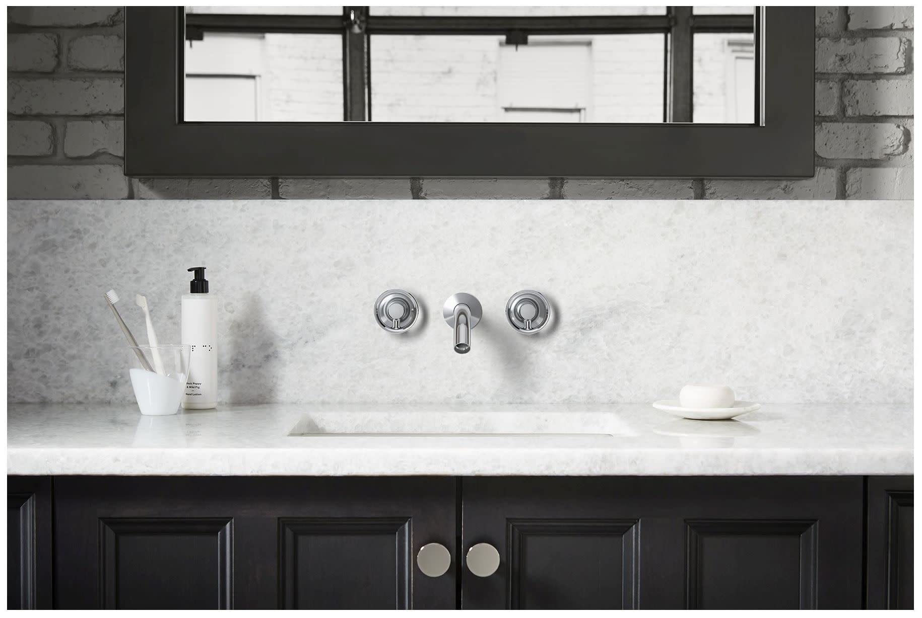 KOHLER Components Wall-Mount Bathroom Sink Faucet Spout With Tube Design 1.2 GPM