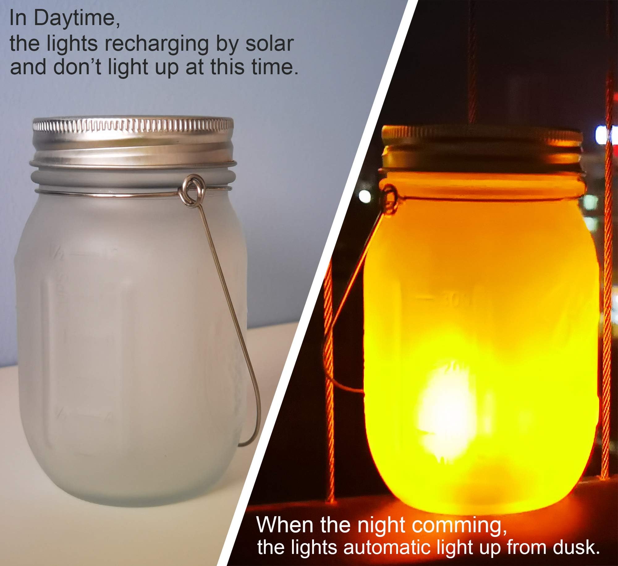 Solar Flickering Flame Torches Lanterns, 2-Ways Hanging/Insert Lawn Ground, Waterproof Outdoor Lighting Solar Pathway Lights Landscape Lighting Dusk to Dawn Auto On/Off for Garden Patio Yard, 2 Pack