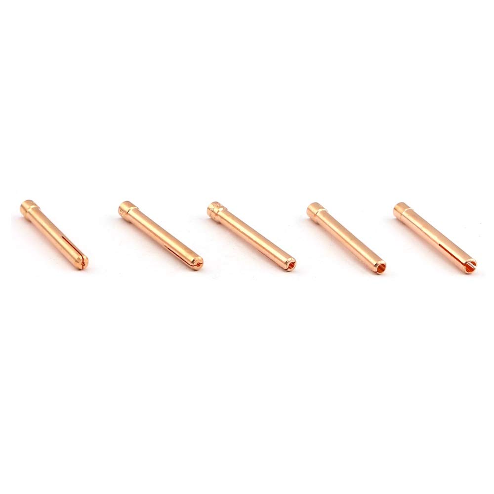 WeldingCity 5-pk Collet 10N24 (3/32") for TIG Welding Torch 17, 18 and 26 Series from Lincoln Miller ESAB Weldcraft CK