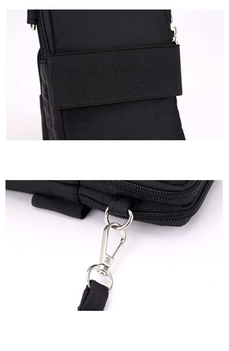 Forever Haru Women Small Cell Phone Purse Wallet Handbag Case Shoulder Bag Cross-body Pouch (Dark Blue)