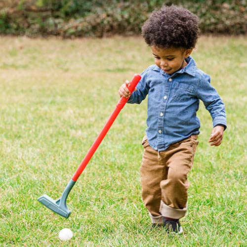 Sunny Days Entertainment Toddler Golf Set β Complete Golf Toy Playset for Kids | 3 Junior Golf Clubs + 3 Balls + 2 Practice Holes + 1 Golf Cart with Wheels