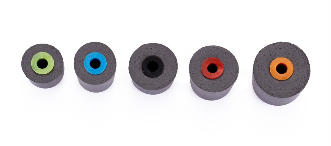 Westone True-Fit Foam Replacement Eartips - 5 Pair Pack, 11mm Diameter X 11mm Length, Green, Small, (WA62804)