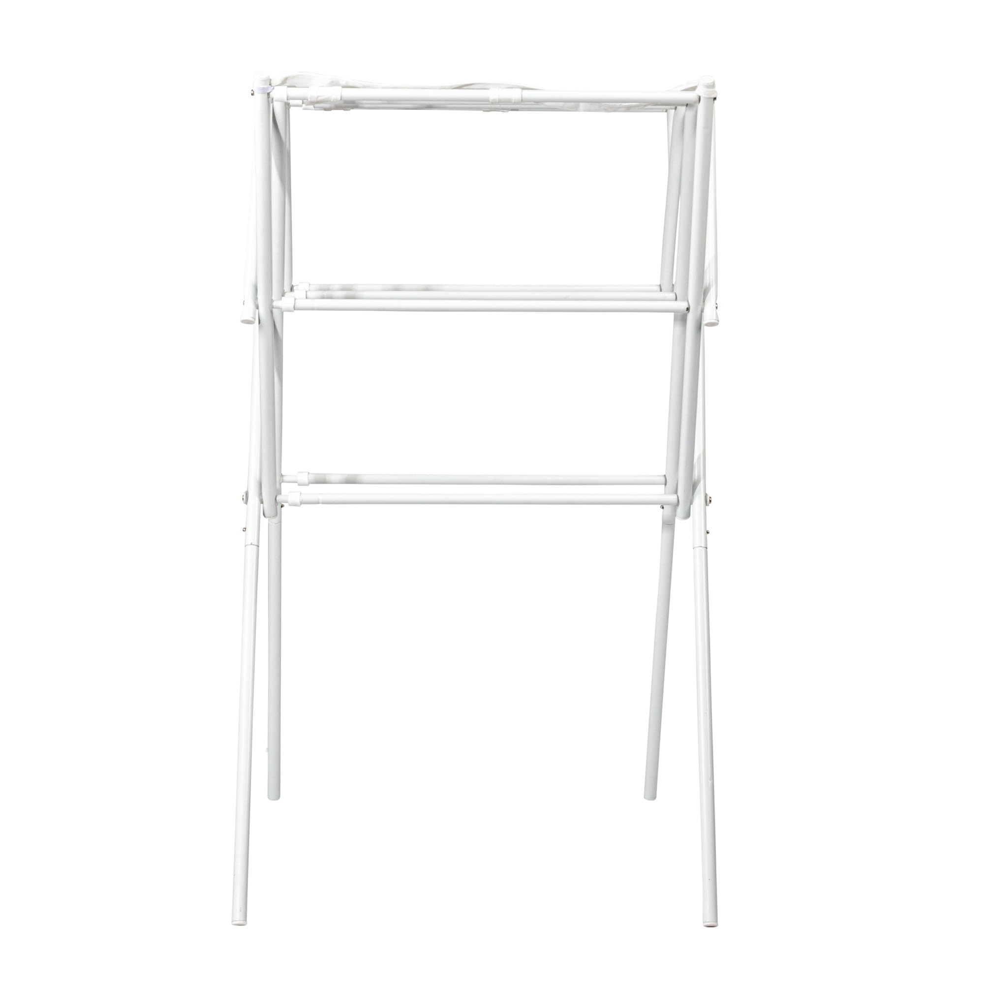 Household Essentials Clothes Drying Rack, Foldable, Expandable and Collapsible Laundry Drying Rack, White