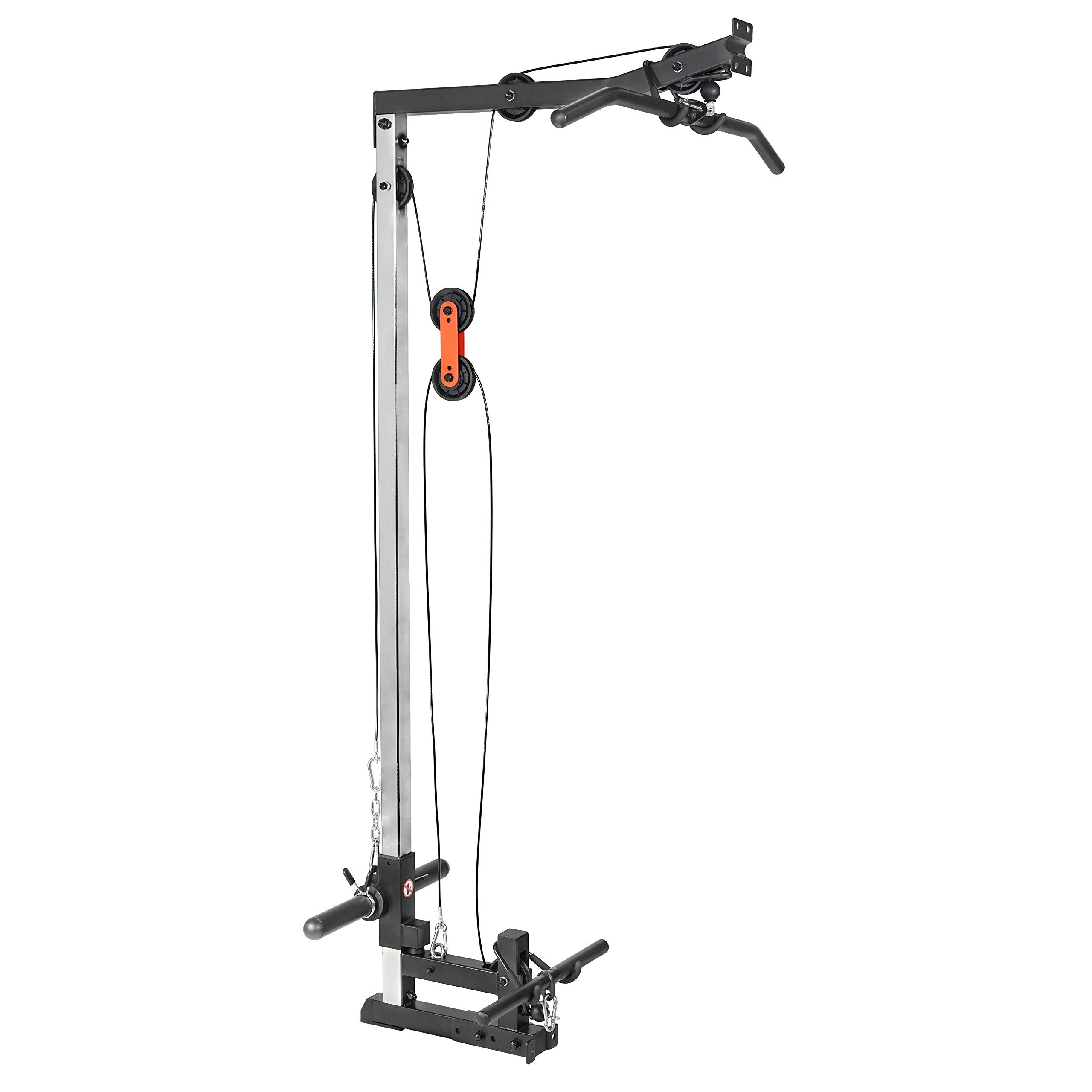 Sunny Health & Fitness LAT Pull Down Attachment Pulley System for Power Racks β SF-XF9927