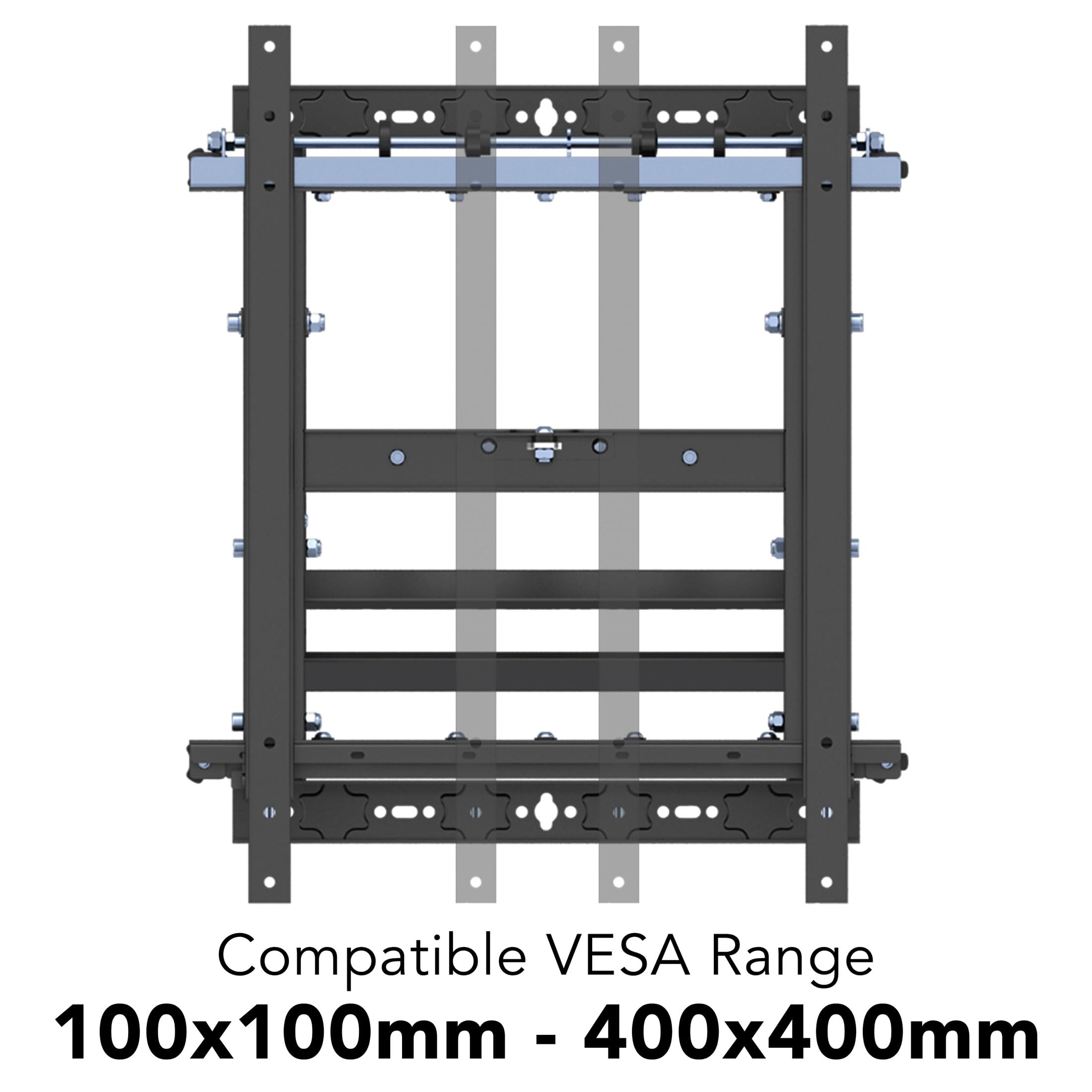 Mount-It! Video Wall Mount with Pop Out Function, Digital Signage TV Menu Board Mount for 32 to 70" TVs, Up to VESA 400x400, Commercial Grade 110 Lbs Capacity