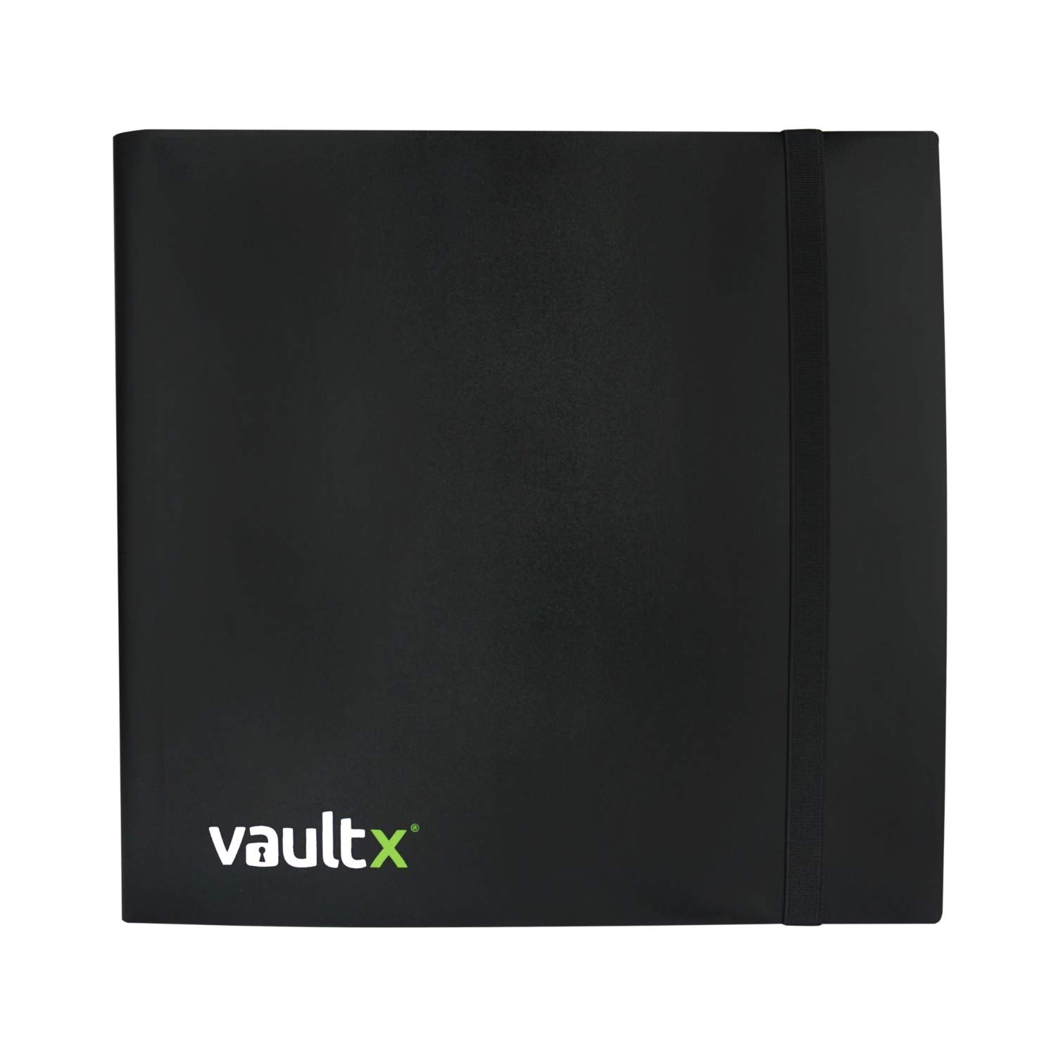 Vault X Binder - 12 Pocket Trading Card Album Folder - 480 Side Loading Pocket Binder for TCG (Black)