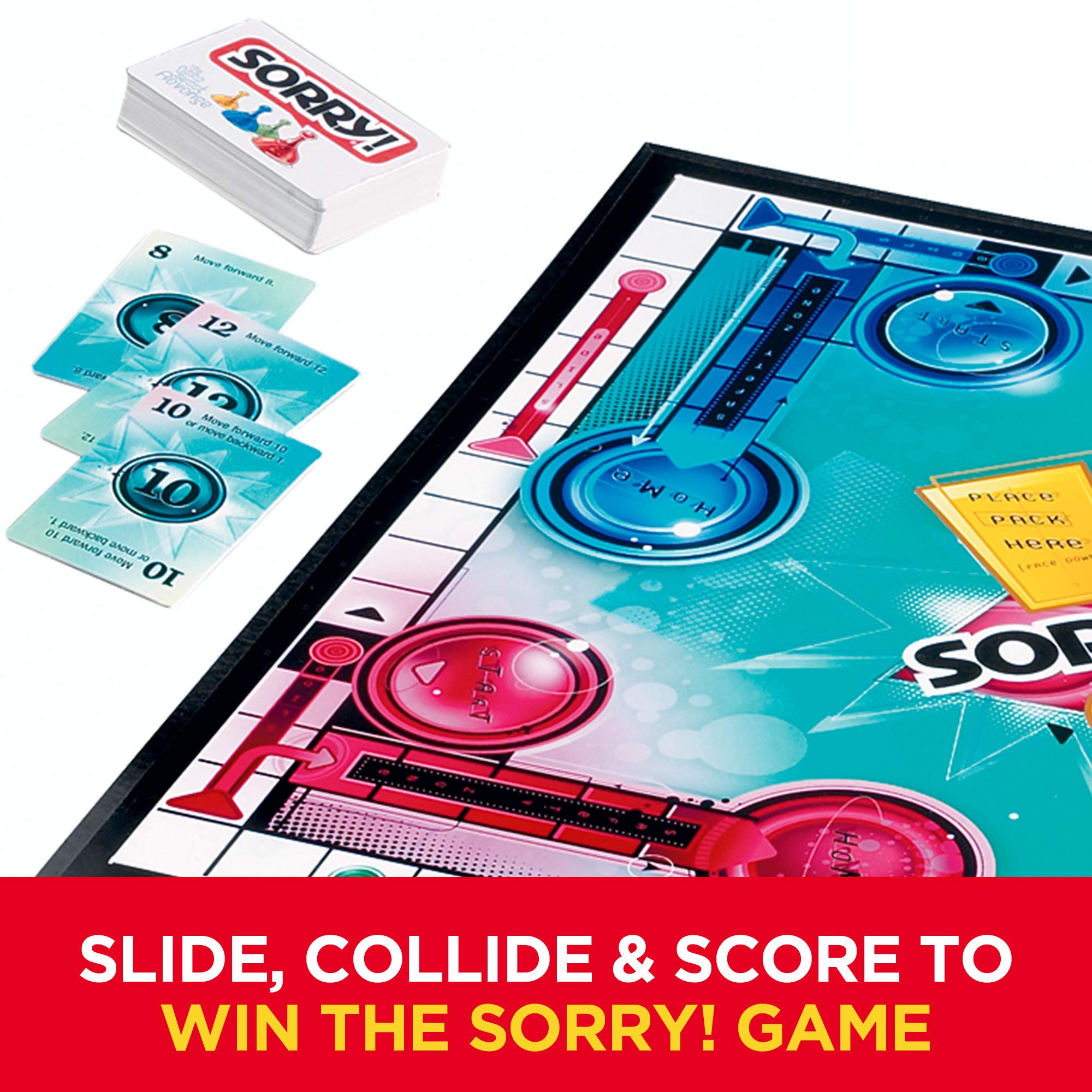 Sorry! Board Game for Kids Ages 6 and Up; Classic Hasbro Board Game; Each Player Gets 4 Pawns (Pawn Colors May Vary) β Amazon Exclusive
