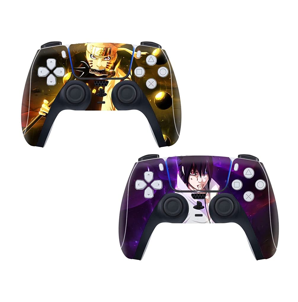 EBTY-Dreams Inc. - Set of 2 Narut Sasuke Vinyl Skin Sticker Decal Protector For Playstation 5 (PS5) Controllers