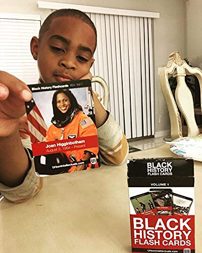Urban Intellectuals Black History Flashcards - Volume 3 Black Heroes STEM and The Arts Version Trivia Playing Cards Educational Activity for Adults Classroom