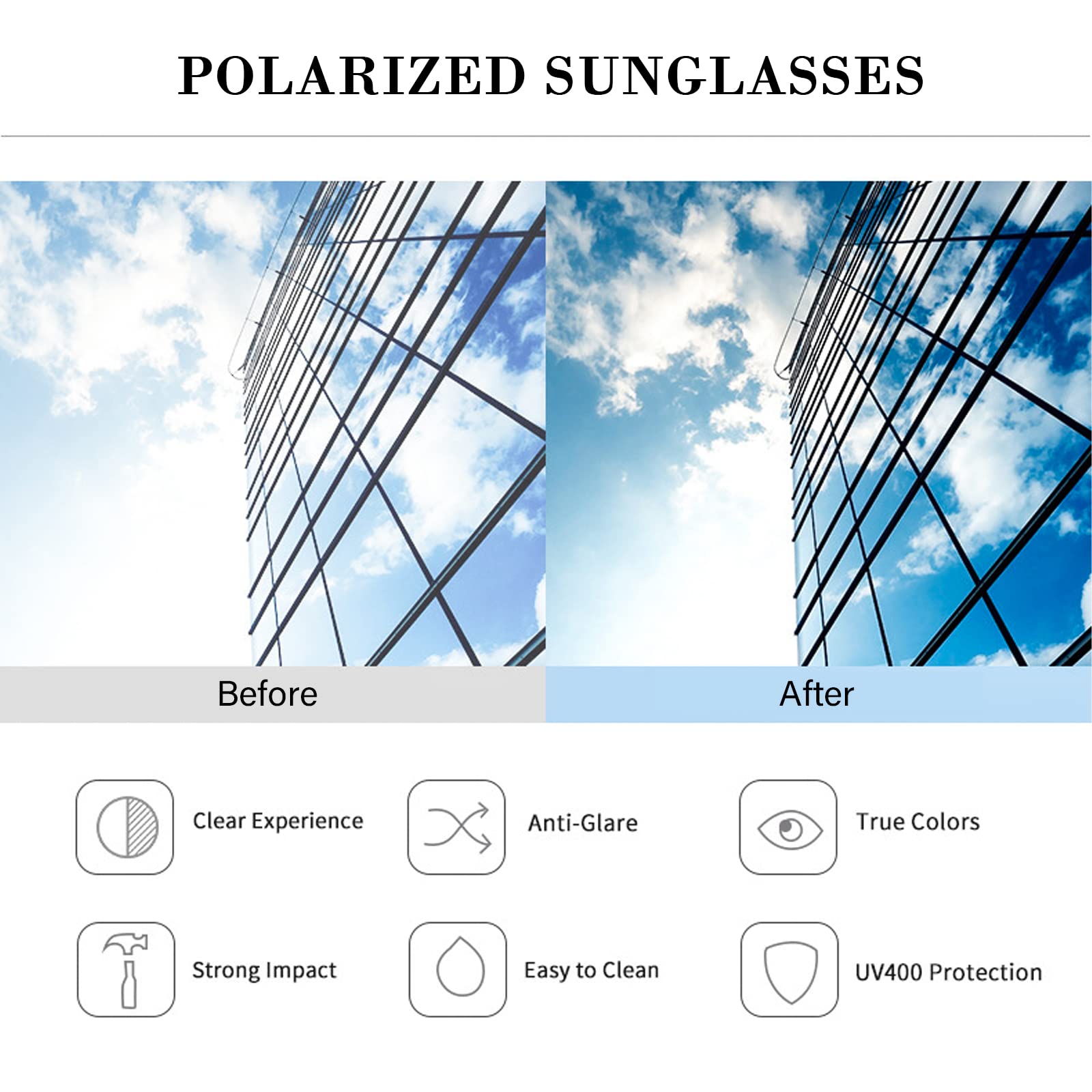 Dollger Aviator Sunglasses for Women Men UV400 Polarized Retro 70s Square Gradient Flat Ultralight Plastic