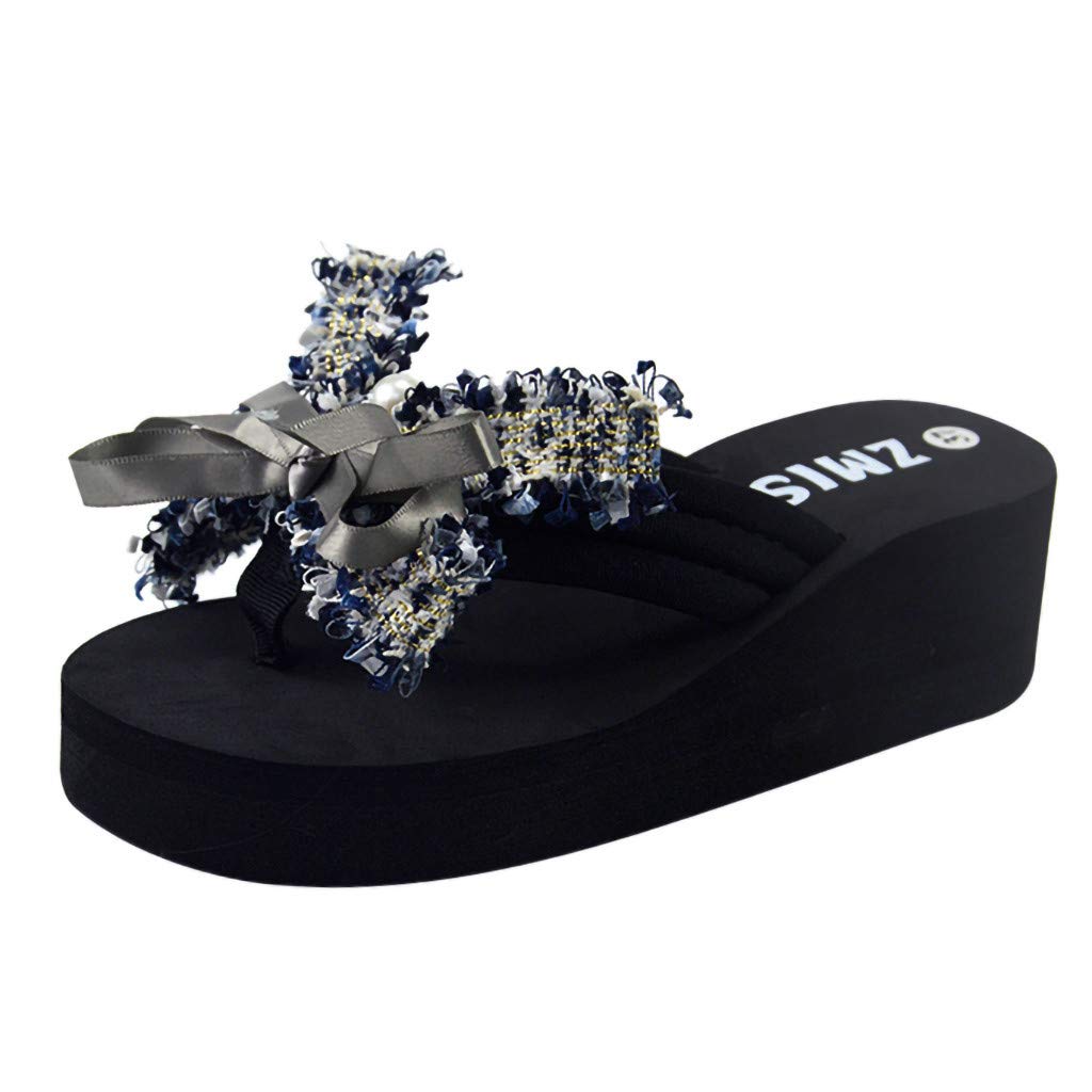 Vielone Flip Flops Black Sandals Athletic Cushion Footbed Waterproof Outdoor Summer Beach Slippers