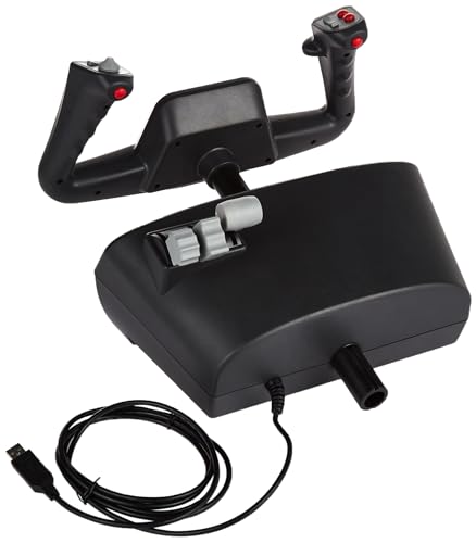CH Products Flight Sim Yoke USB ( 200-615 ), Black