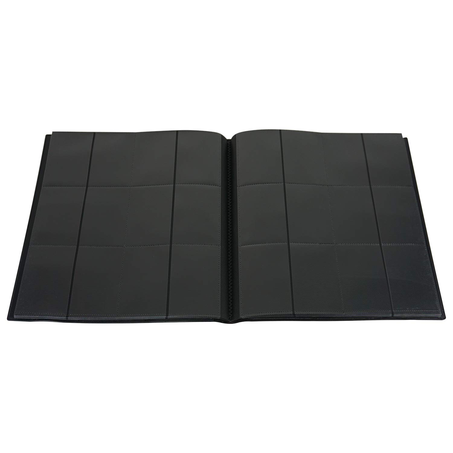 Vault X Binder - 12 Pocket Trading Card Album Folder - 480 Side Loading Pocket Binder for TCG (Black)