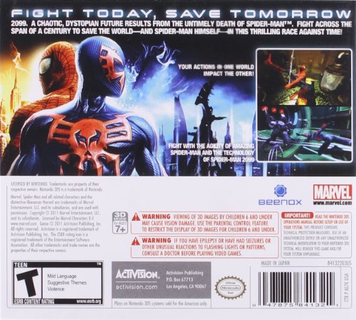Spider-man: The Edge of Time - Nintendo 3DS