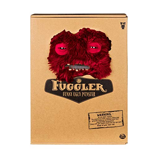 Spin Master Fuggler Funny Ugly Monster Deluxe Stuffed Animal 12" Large Plush (Lil' Demon)